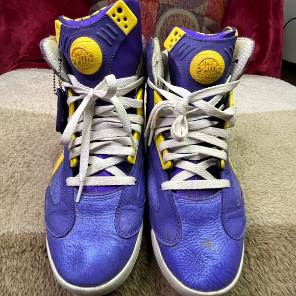 Reebok | Shoes | Reebok Shaq Attack Lsu Tigerlaker Purple Size | Poshmark